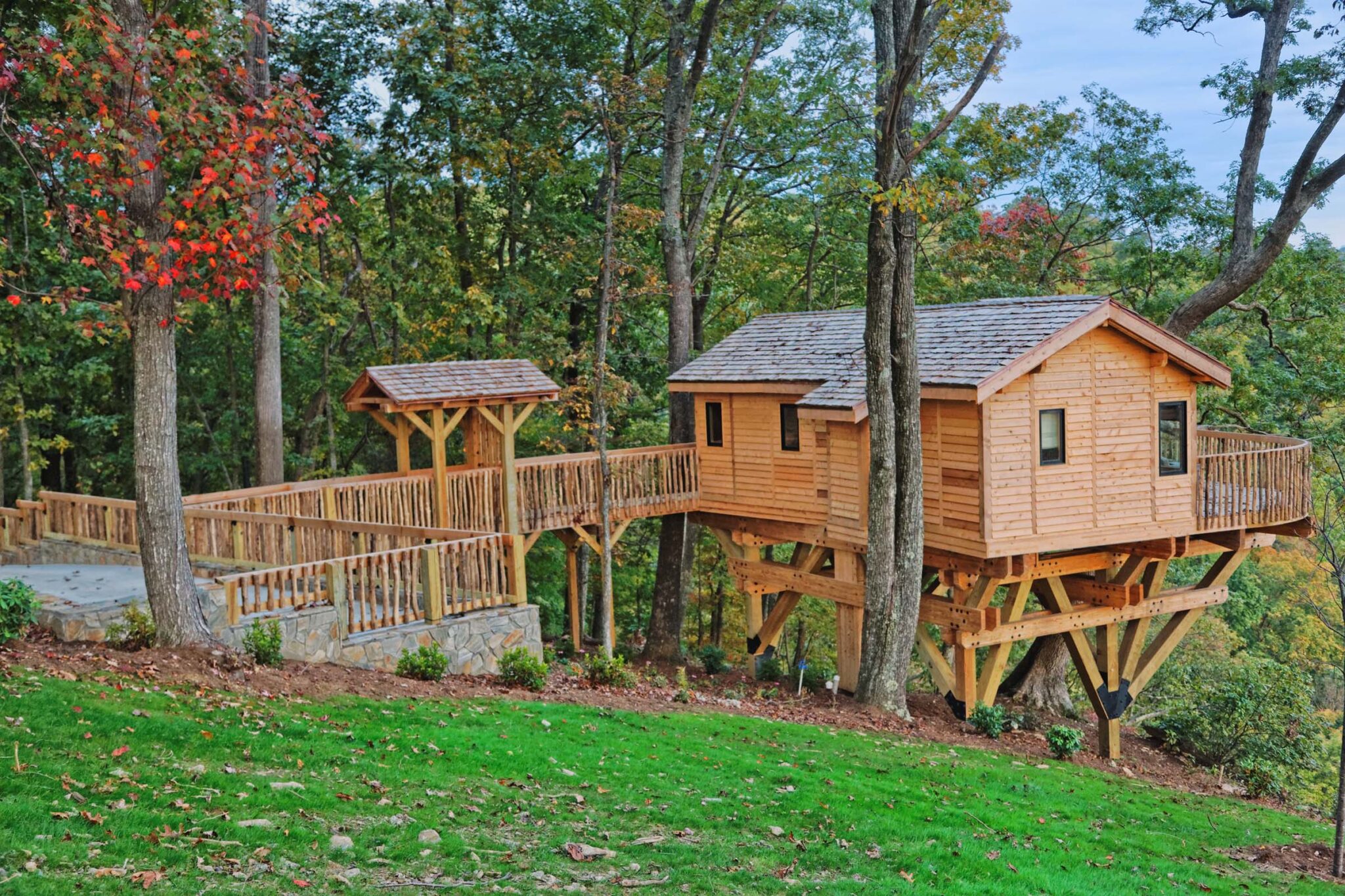 Primland Treehouses | Blum Construction